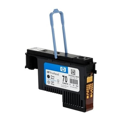 HP 70 Photo Black Light Grey Printhead, Reconditioned with WARRANTY C9 ...